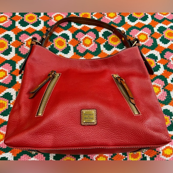 Dooney & Bourke | Bags | Dooney Bourke Pebble Leather Hobo | Poshmark